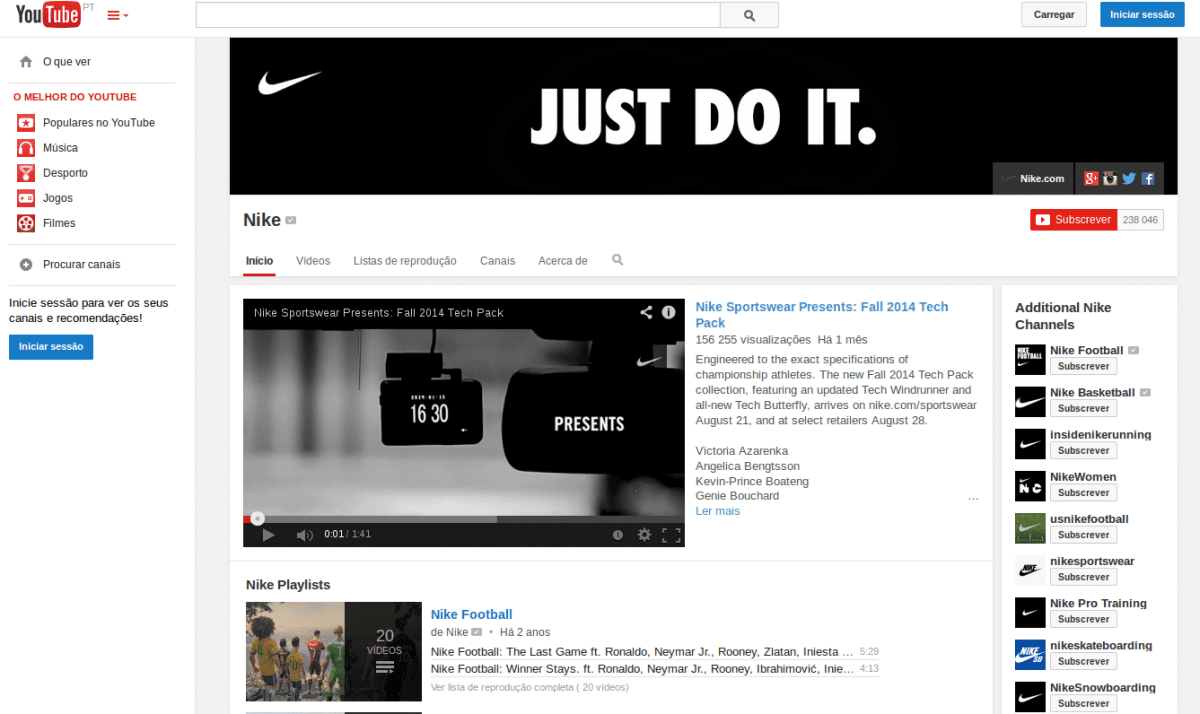 Youtube nike - pme.pt Portal PME